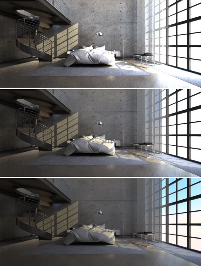 “View type” palette (for RT_Render rendering method)