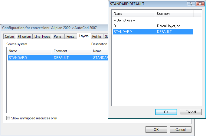 Elements get the DEFAULT layer